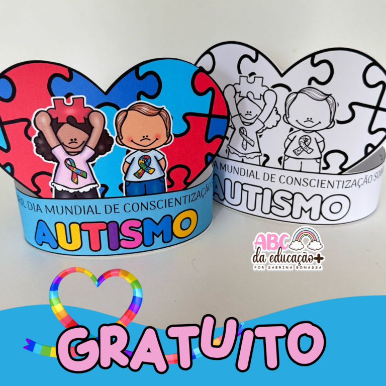Coroa do Autismo – Material Gratuito ️